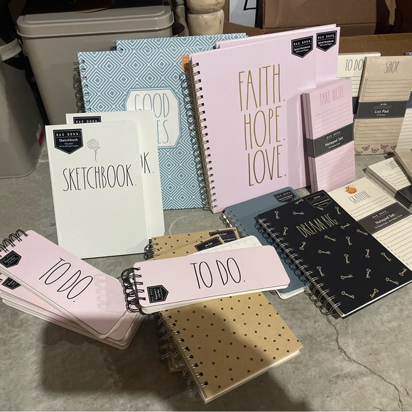 Rae Dunn | Office | Rae Dunn Notebook Bundles 3 Of Various Sizes And ...